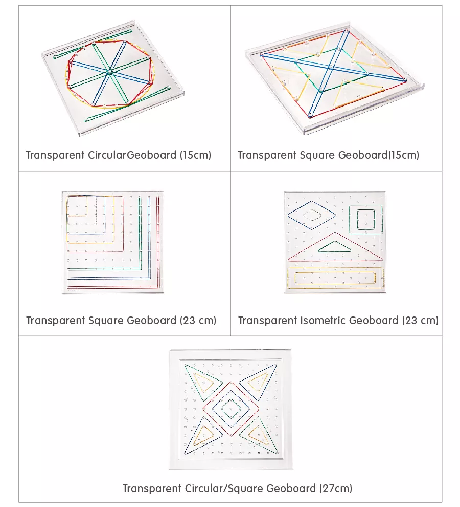Isometric/Square Geoboard Series (Math Toys) - Educational teaching ...