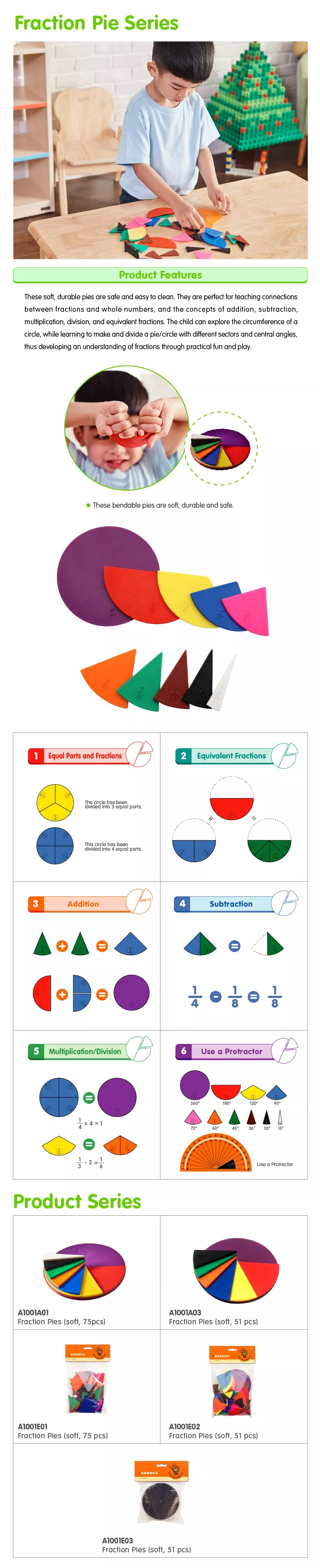 Fraction Pies Series - Our Products | U.S.L. Toys Official Website