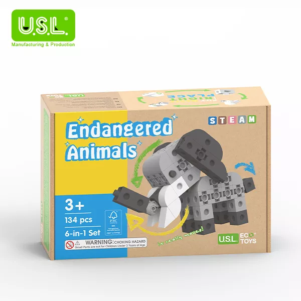 Endangered Animals (Construction Toys) - Educational teaching aids ...